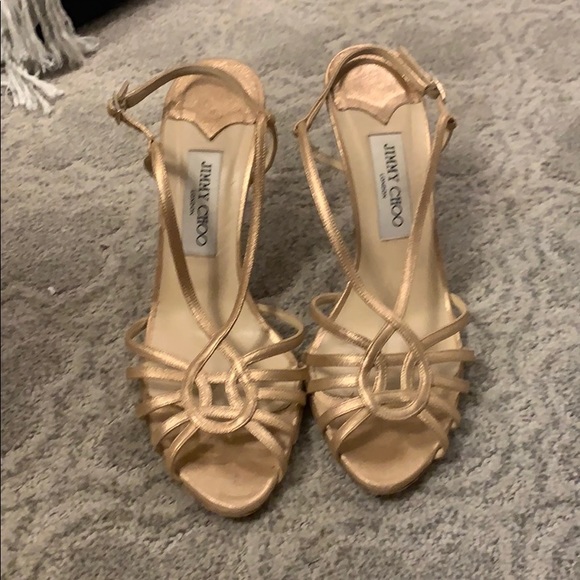 Jimmy Choo | Shoes | Rose Gold Jimmy Choo Heals | Poshmark